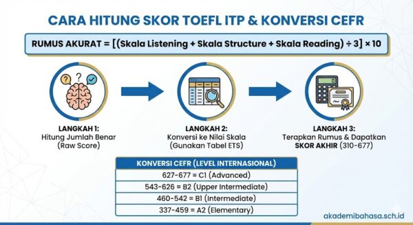 Cara Menghitung Skor TOEFL ITP (Paling Akurat) & CEFR
