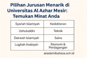 Jurusan Al Azhar Mesir | Fakultas & Program Studi Unggulan