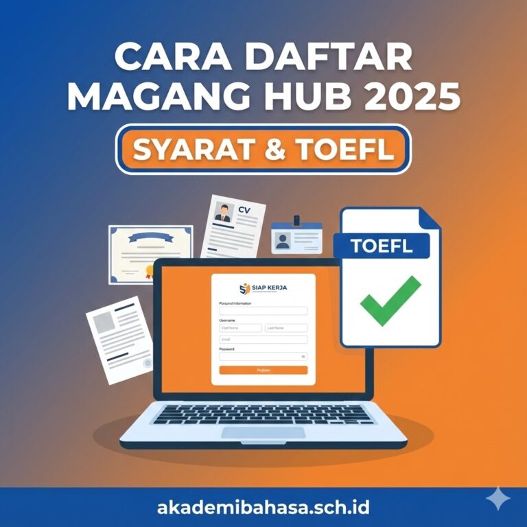Cara Daftar Magang Hub Kemnaker 2025 | Akademi Bahasa Asing