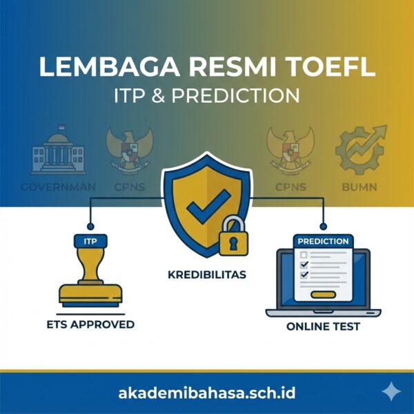 Lembaga Resmi TOEFL ITP dan Prediction | Akademi Bahasa Asing
