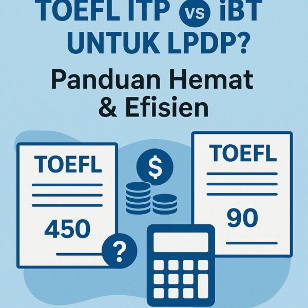 Pilih TOEFL ITP atau iBT untuk LPDP? Panduan Hemat & Efisien
