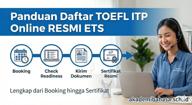 Panduan TOEFL ITP Online RESMI by ETS | Akademi Bahasa Asing